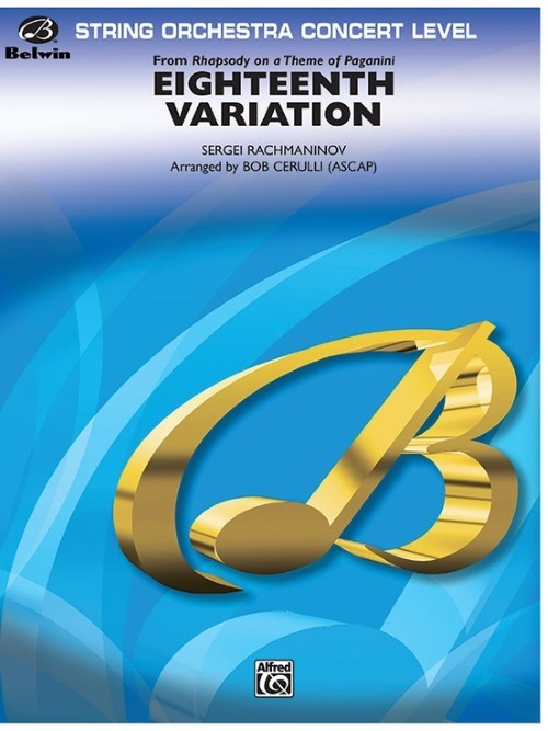 Eighteenth Variation (from Rhapsody on a Theme of Paganini) (String ...